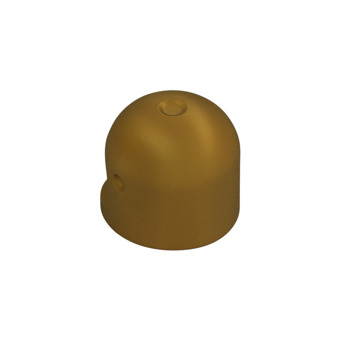 LEGO Pearl Gold Helmet with Thick Chin Strap (50665) | Brick Owl - LEGO ...