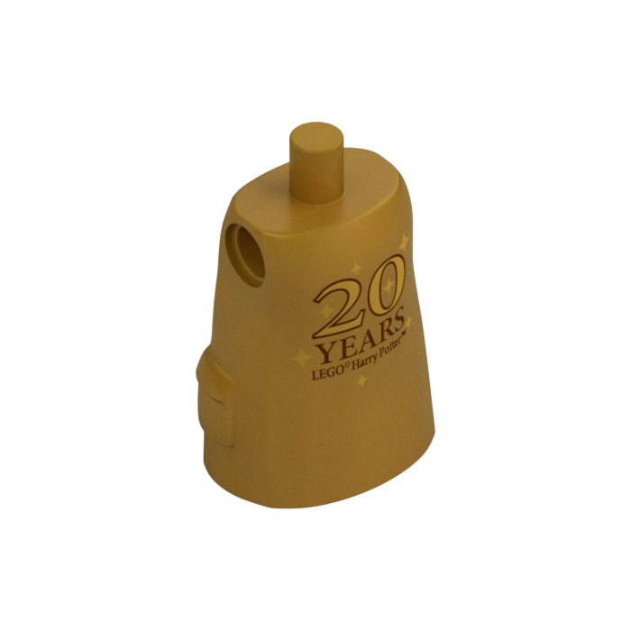 LEGO Pearl Gold Large Hagrid Torso with Long Coat with Copper Shirt and ...