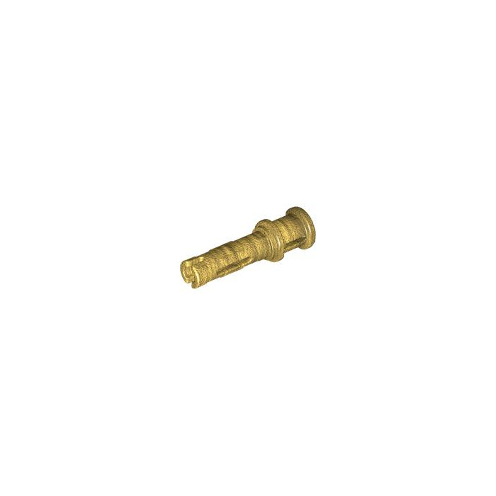 LEGO Pearl Gold Long Pin with Friction and Bushing (32054 / 65304 ...