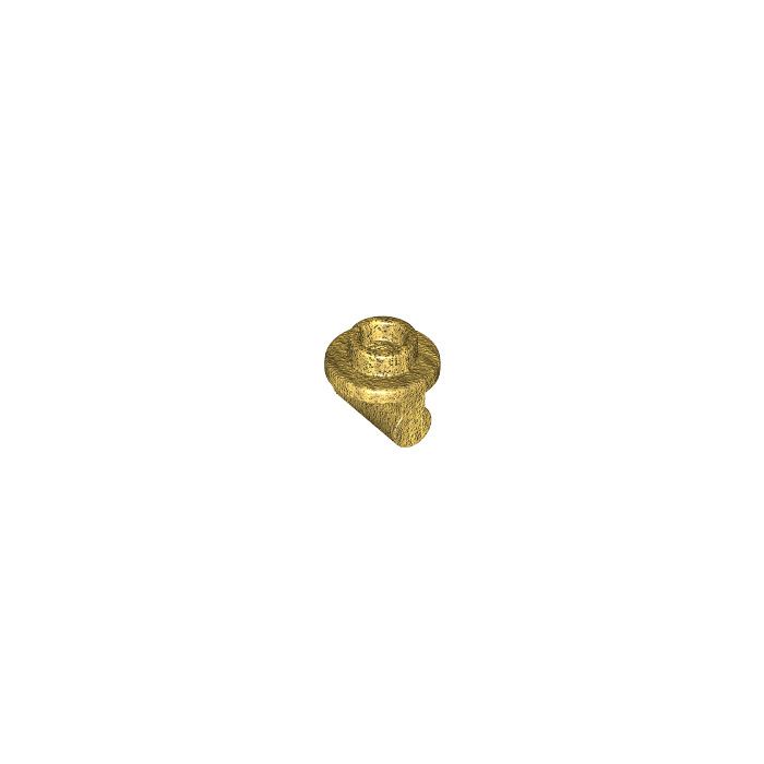 LEGO Pearl Gold Plate 1 x 1 Round with Flat Bar with Long Stem (79194 ...