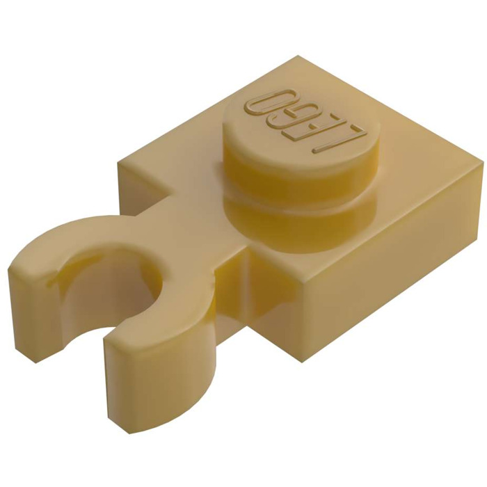 LEGO Plate 1 x 1 with Vertical Clip (Thick Open 'O' Clip) (44860 / ...