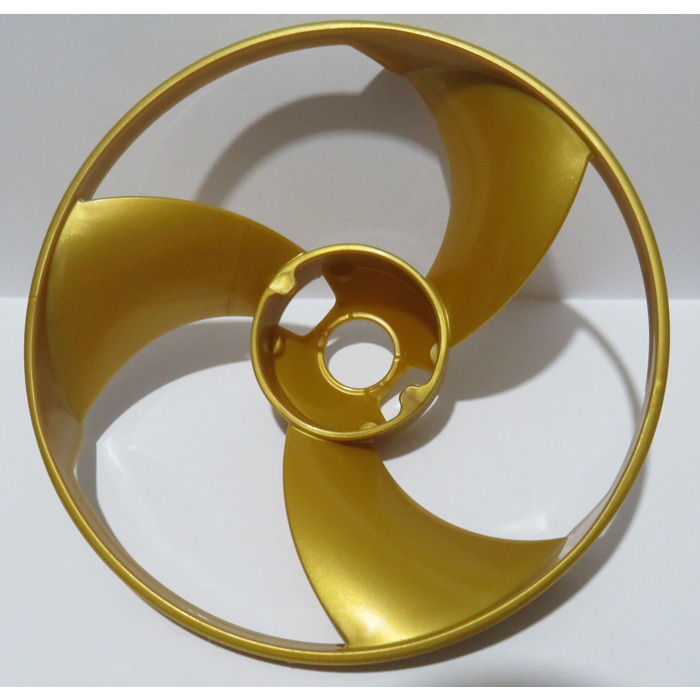 LEGO Pearl Gold Propeller 3 Blade Enclosed (18592) | Brick Owl - LEGO ...