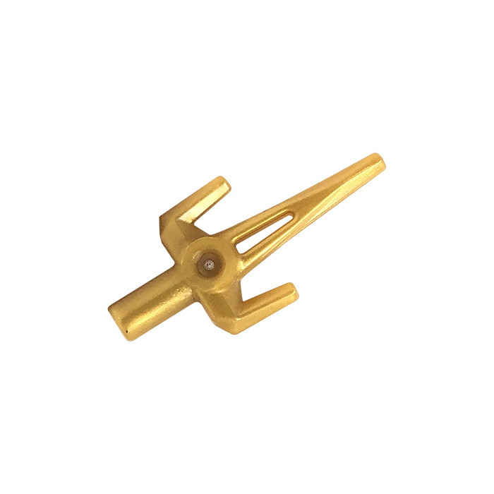 LEGO Pearl Gold Sai (Dagger) (98139) | Brick Owl