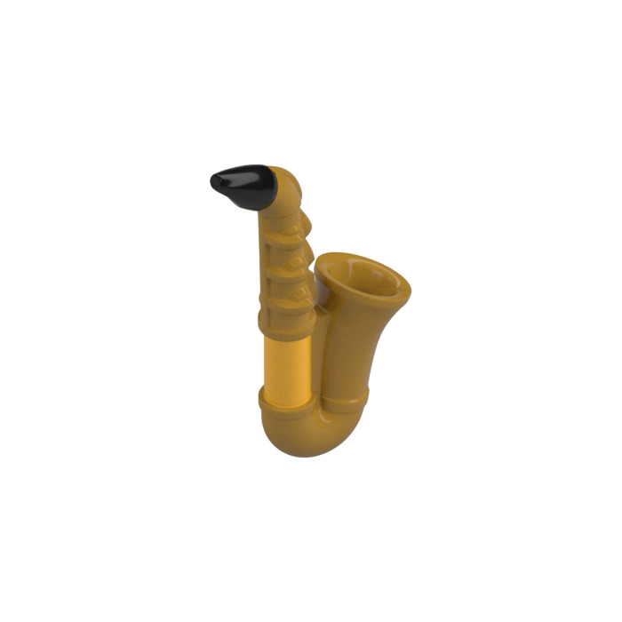 LEGO Saxophone with Black Reed (13808 / 14289) | Brick Owl