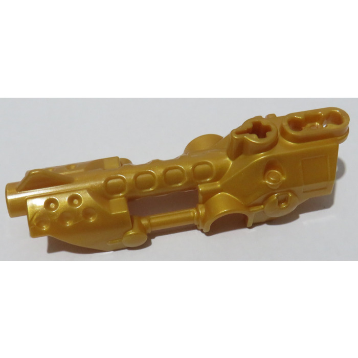 LEGO Pearl Gold Sphere Launcher Top Half with Barrel and Sight (98563 ...