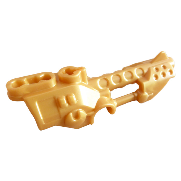 LEGO Pearl Gold Sphere Launcher Top Half with Barrel and Sight (98563 ...