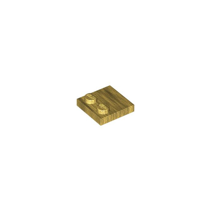 LEGO Pearl Gold Tile 2 x 2 with Studs on Edge (33909) | Brick Owl
