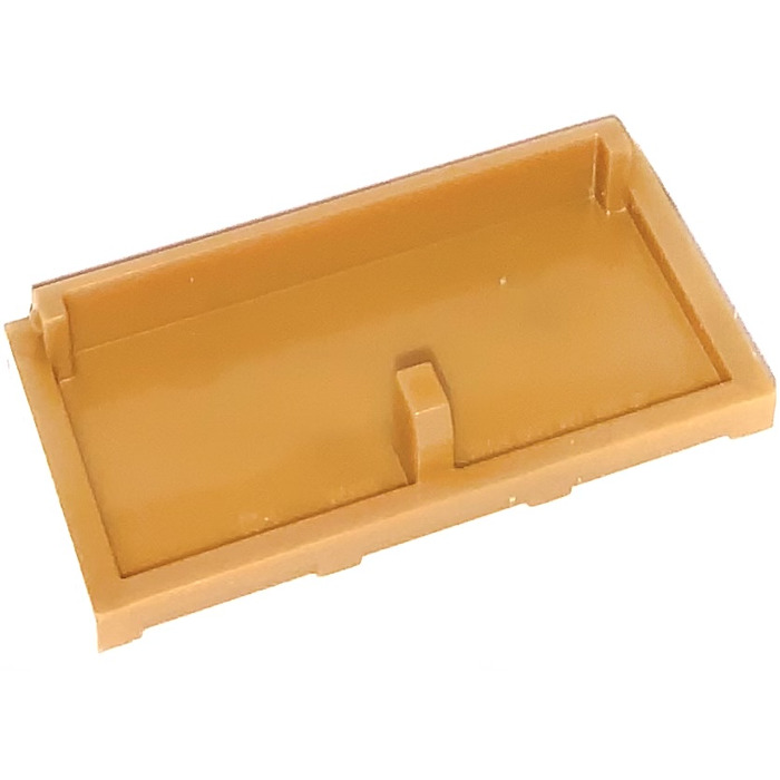LEGO Pearl Gold Treasure Chest Lid 2 x 4 Flat (80835) | Brick Owl ...