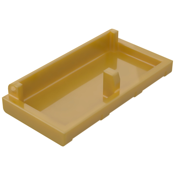 LEGO Pearl Gold Treasure Chest Lid 2 x 4 Flat (80835) | Brick Owl ...