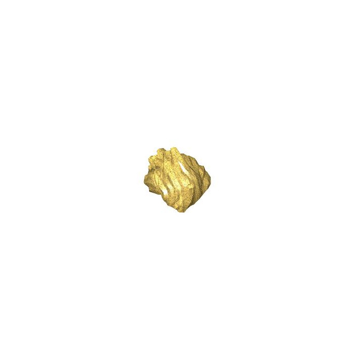 LEGO Pearl Gold Wavy Hair Windblown to One Side (32602) | Brick Owl ...