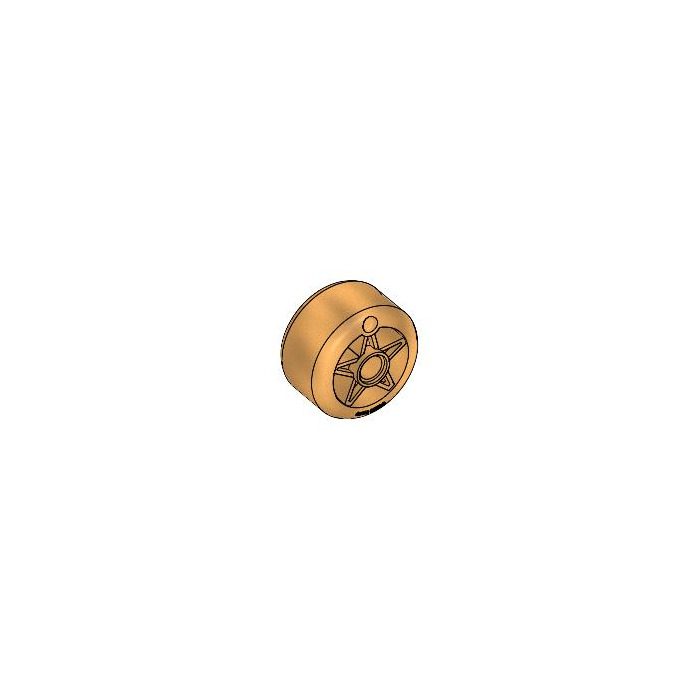 LEGO Pearl Gold Wheel Ø24 x 20 with Pearl Gold Tire | Brick Owl - LEGO ...