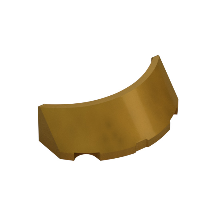 LEGO Pearl Gold Windscreen 2 x 4 (81911) | Brick Owl