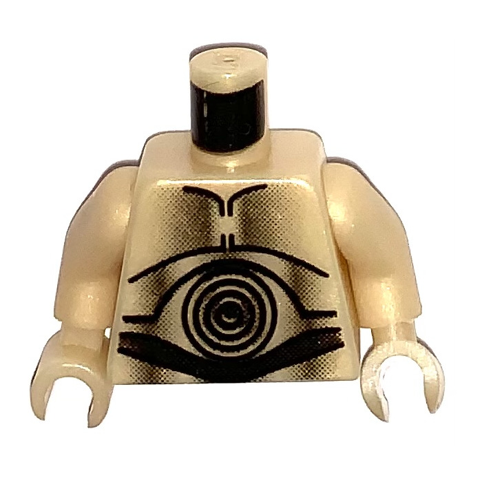 LEGO Pearl Light Gold C-3PO in Pearl Light Gold Torso (973 / 76444 ...