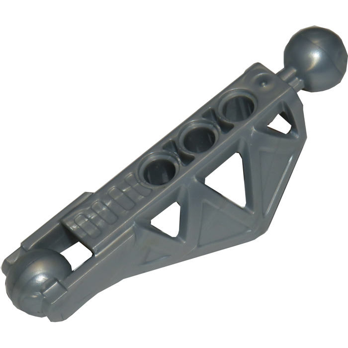 LEGO Pearl Light Gray Bionicle Rahkshi Lower Leg with Angled Vents ...