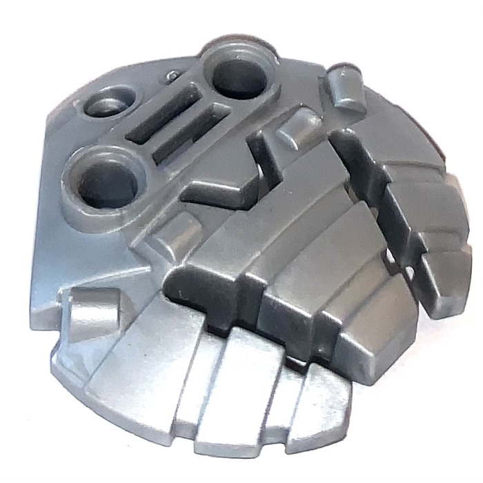 LEGO Pearl Light Gray Bionicle Shield 5 x 5 with Triple Blasters (41662 ...