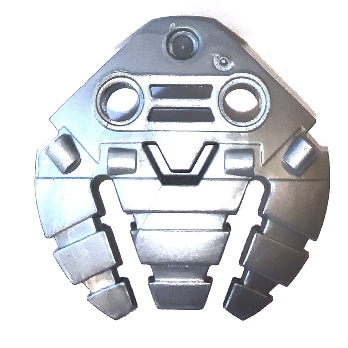 LEGO Pearl Light Gray Bionicle Shield 5 x 5 with Triple Blasters (41662 ...