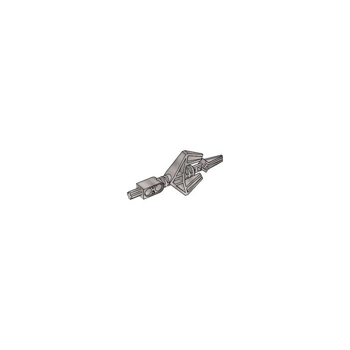 LEGO Pearl Light Gray Bionicle Staff of Shattering Axe Head (44816 ...