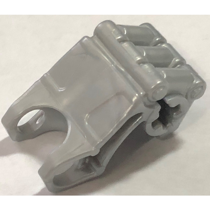 LEGO Pearl Light Gray Hand with Joint Socket and Axle Hole with 3 ...