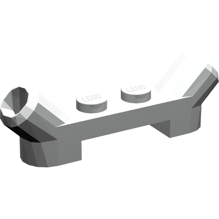 LEGO Pearl Light Gray Plate 1 x 4 with Exhaust Ports (61072) | Brick ...