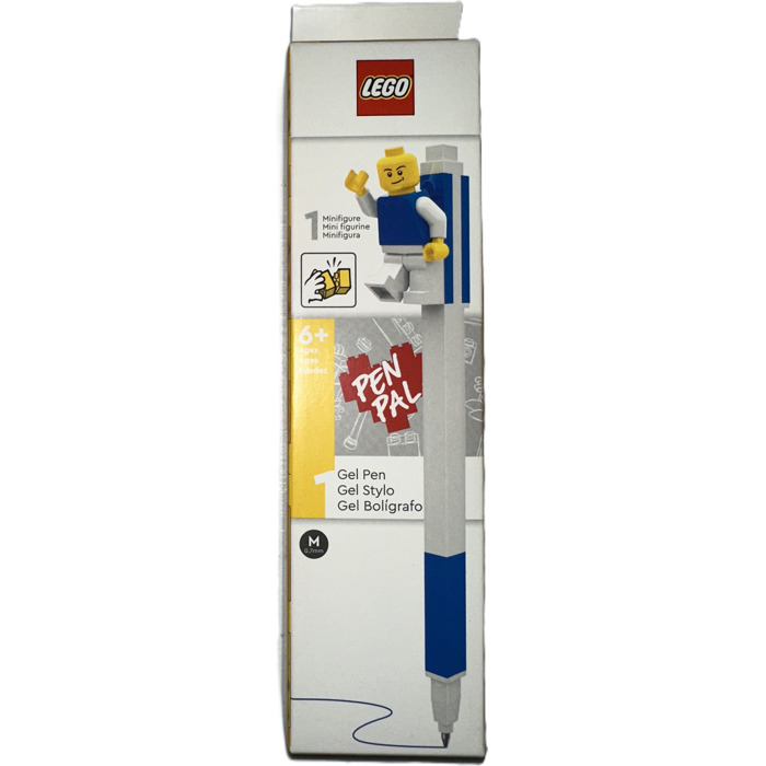 LEGO Pen, Gel Pen - Blue with Minifigure (52600) | Brick Owl - LEGO ...