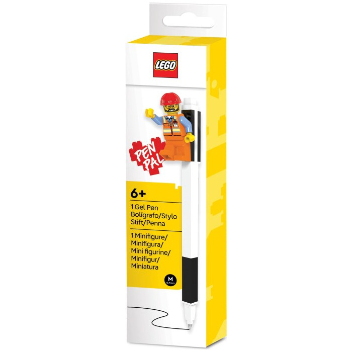 LEGO Pen Pal Gel Pen with Minifigure – Black (5010103) | Brick Owl