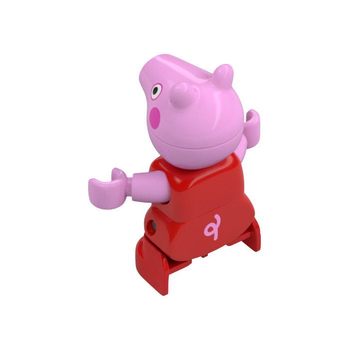 LEGO Peppa Pig with Red Top with Flower Duplo Figure | Brick Owl - LEGO ...