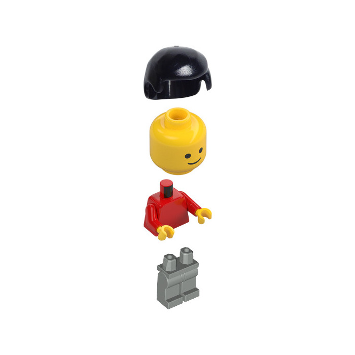 LEGO Person with Gray Legs and Black Short Hair Minifigure | Brick Owl ...
