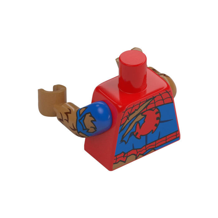 LEGO Peter Parker / Werewolf Spider-Man Torso | Brick Owl - LEGO ...