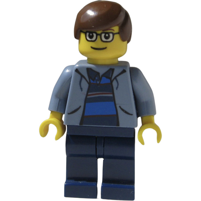 LEGO Peter Parker with Sand Blue Jacket Minifigure | Brick Owl