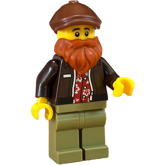 LEGO Photographer - Dark Orange Beard Minifigure | Brick Owl - LEGO ...