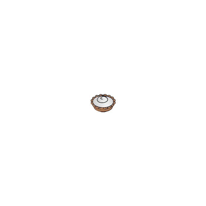 LEGO Pie with White Cream Filling (12163 / 95686) | Brick Owl