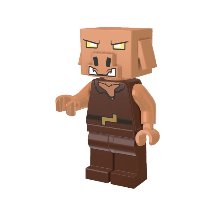 LEGO Piglin with Reddish Brown Legs Minifigure | Brick Owl - LEGO ...