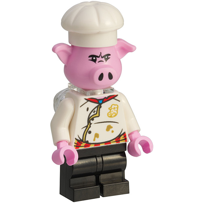 LEGO Pigsy with White Chef Jacket and Neck Bracket | Brick Owl - LEGO ...
