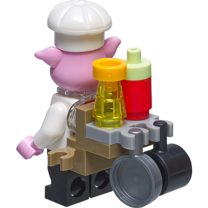 LEGO Pigsy with White Chef Jacket and Portable Kitchen Minifigure ...