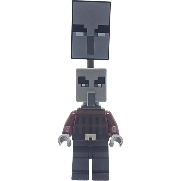LEGO Pillager with Narrow Eyes with Banner Minifigure | Brick Owl ...