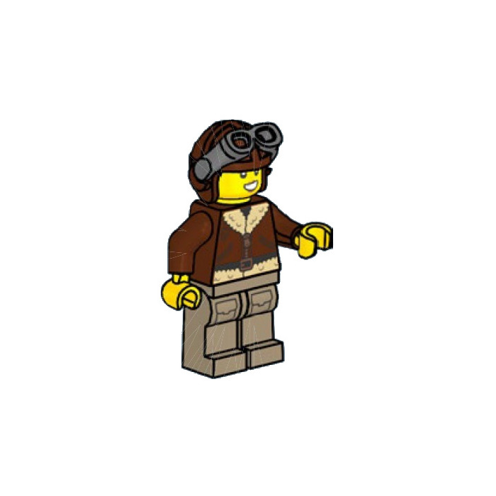 LEGO Pilot Minifigure | Brick Owl - LEGO Marketplace