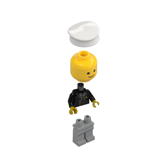LEGO Pilot with White Hat Minifigure | Brick Owl - LEGO Marketplace