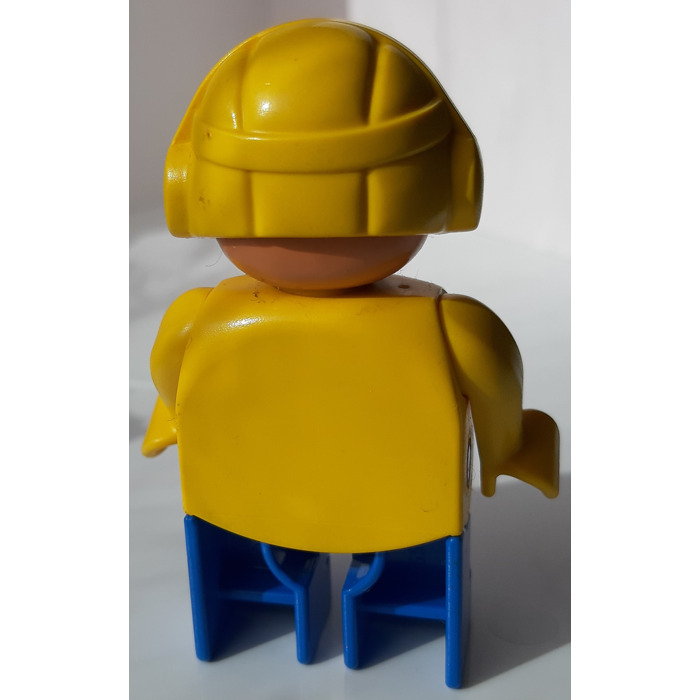 LEGO Pilot with Yellow Top and Helmet Duplo Figure | Brick Owl - LEGO ...