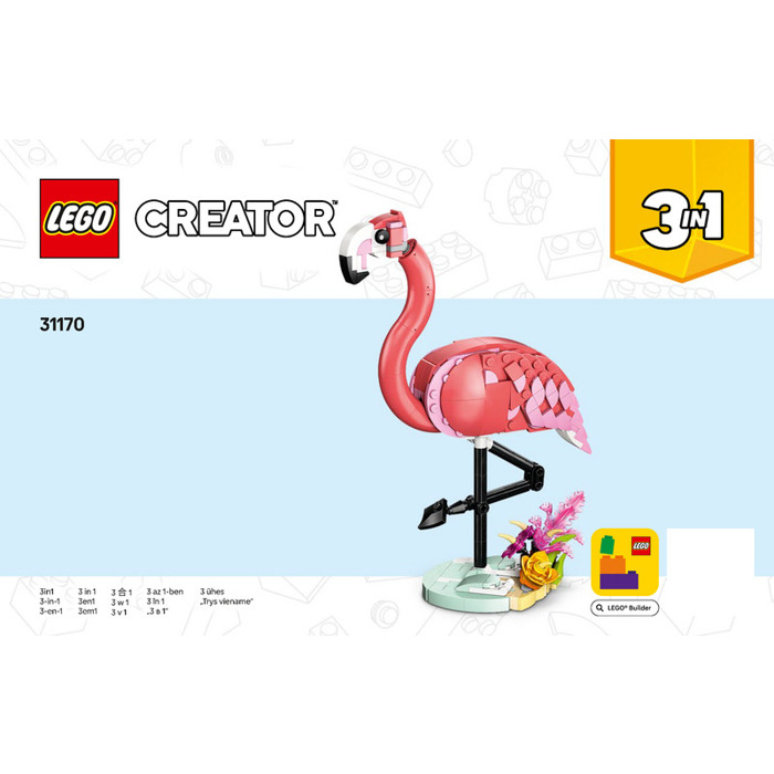 LEGO Pink Flamingo Set 31170 Instructions | Brick Owl - LEGO Marketplace
