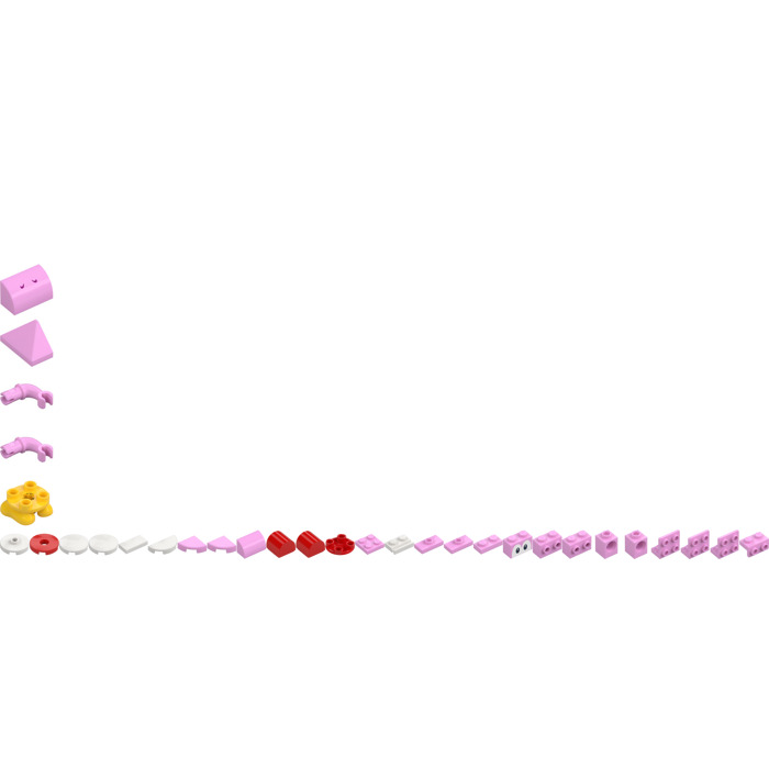 LEGO Pink Yoshi (Half Circle Tile) Minifigure | Brick Owl - LEGO ...