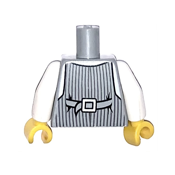 LEGO Pinstriped Vest Torso with Red Tie and Pocketwatch (3814 / 76382 ...