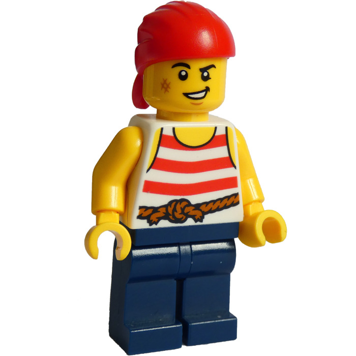 LEGO Pirate - Red Bandana Minifigure | Brick Owl