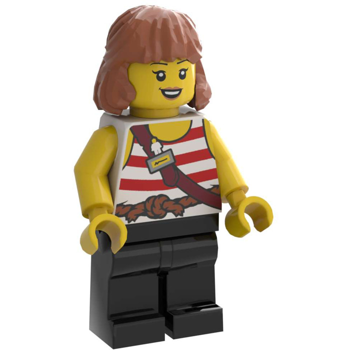 LEGO Pirate Splash Battle Woman Minifigure | Brick Owl - LEGO Marketplace