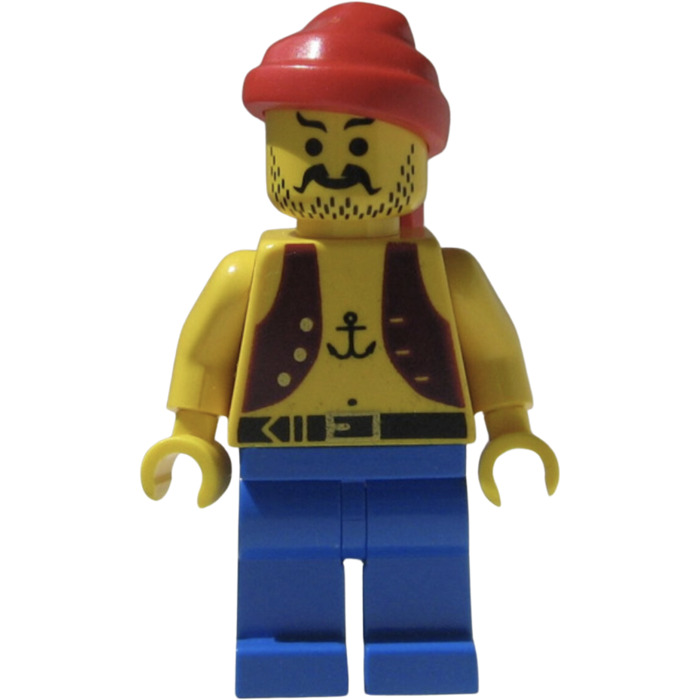 LEGO Pirate with Anchor Tattoo Minifigure | Brick Owl - LEGO Marketplace