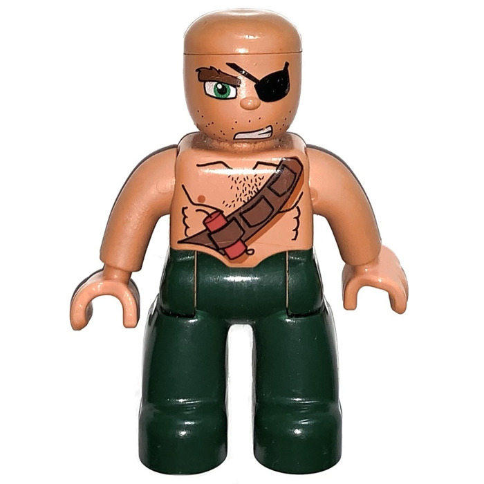 LEGO Pirate with Strap and Dynamite Duplo Figure | Brick Owl
