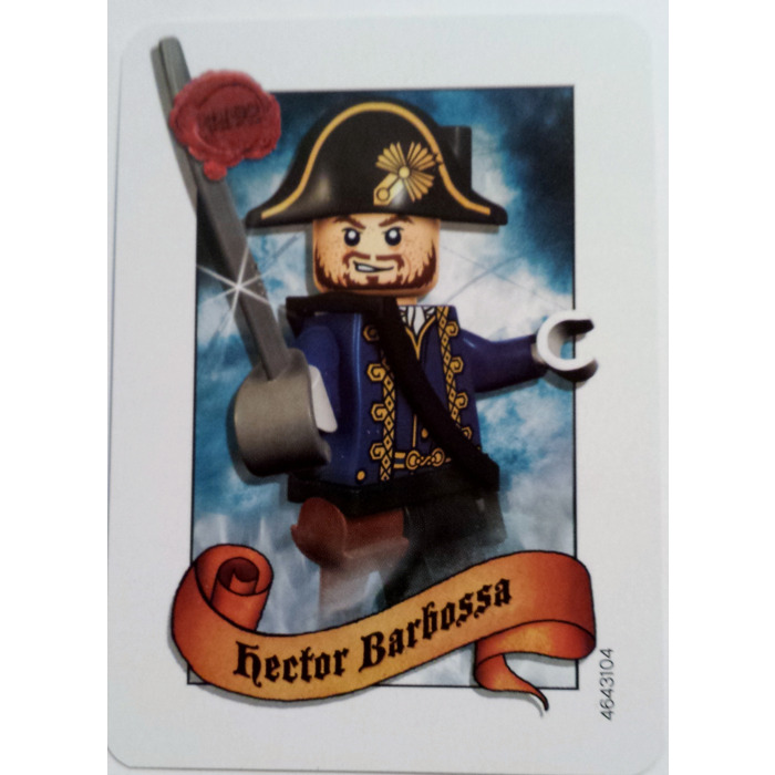 LEGO Pirates of the Caribbean Card - Hector Barbossa (98361) | Brick ...