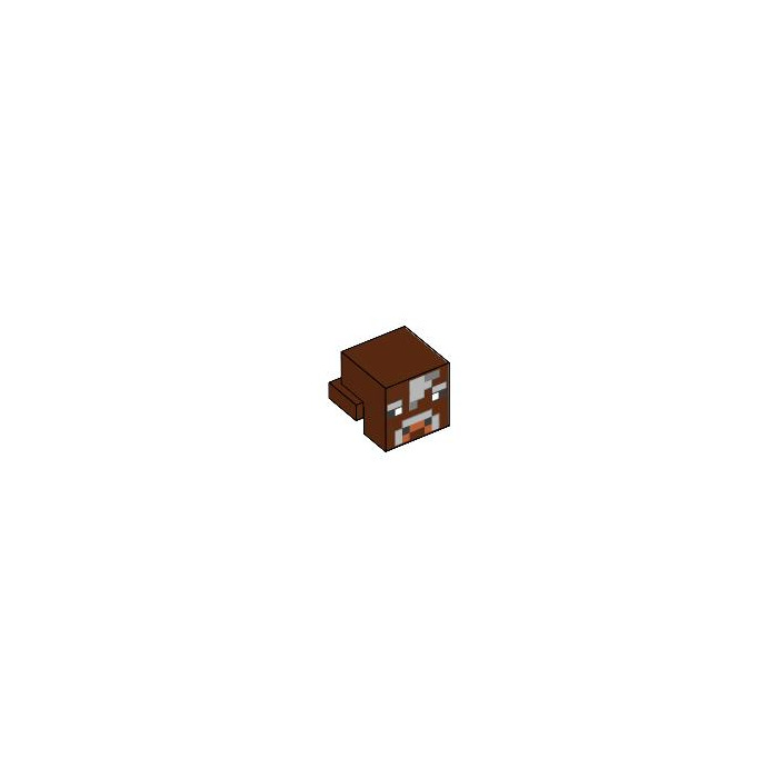 LEGO Pixelated Minecraft Animal Head with Minecraft Cow Face (20056 / ...