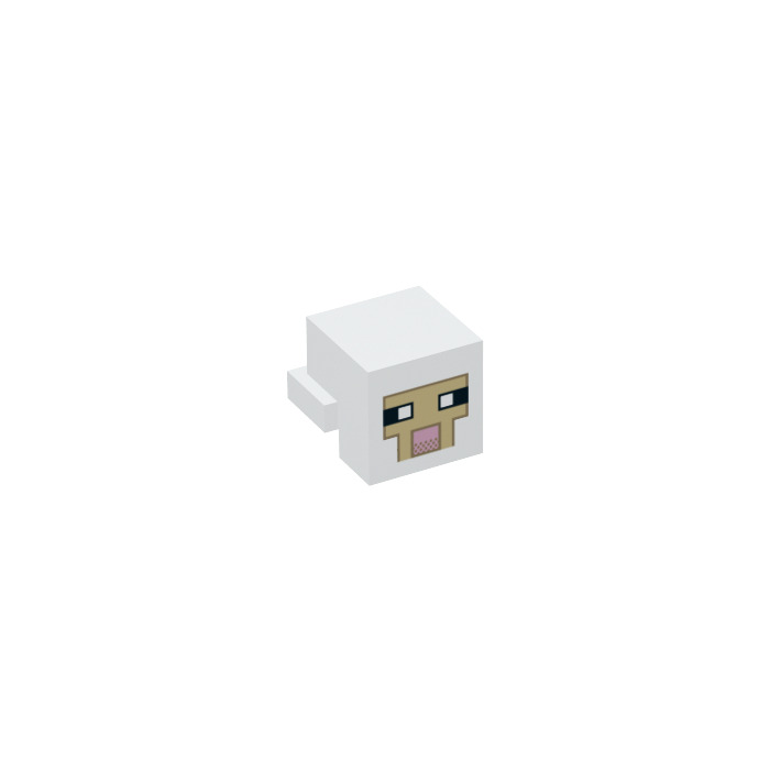 LEGO Pixelated Minecraft Animal Head with Sheep Face (20061 / 28254 ...
