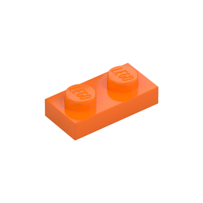 LEGO Plate 1 x 2 with Pixelated Fox Nose (3023 / 110023) | Brick Owl