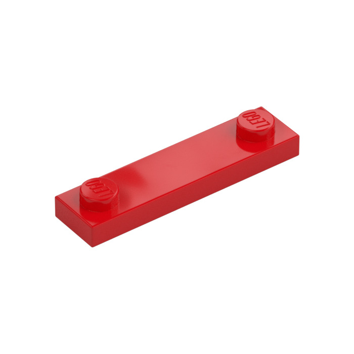 LEGO Plate 1 x 4 with Two Studs without Groove (92593) | Brick Owl